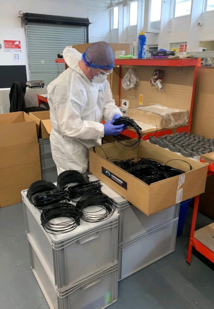 Denroy begin assembly of HeroShield kits for Frontline workers in COVI ...